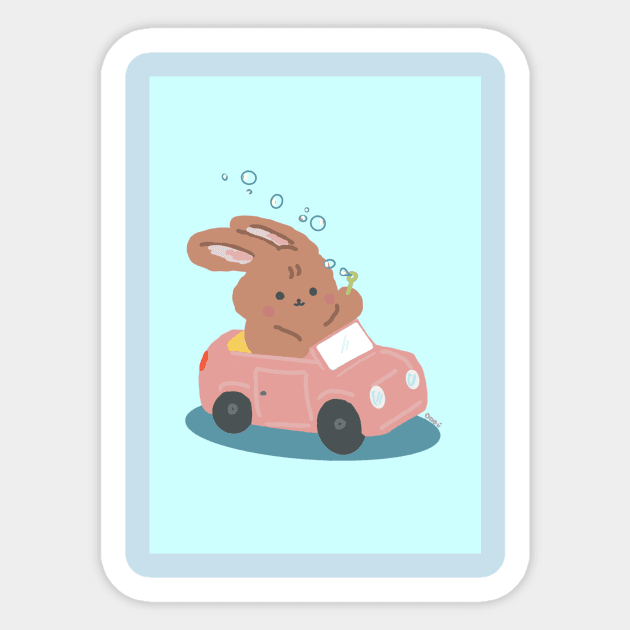 Rabbit Rabbit Sticker Teepublic